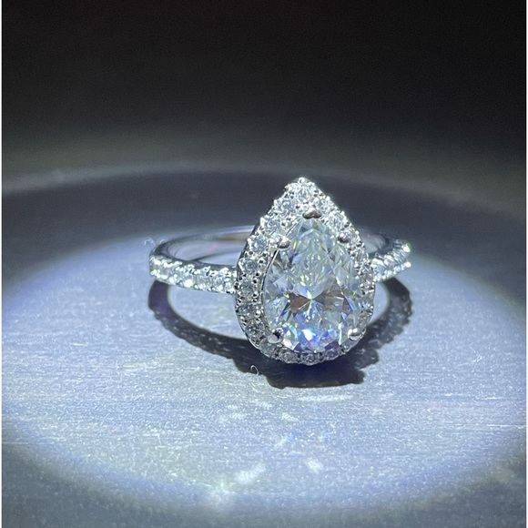 Jewelry | 2 Ct Pear Diamond Ring | Poshmark